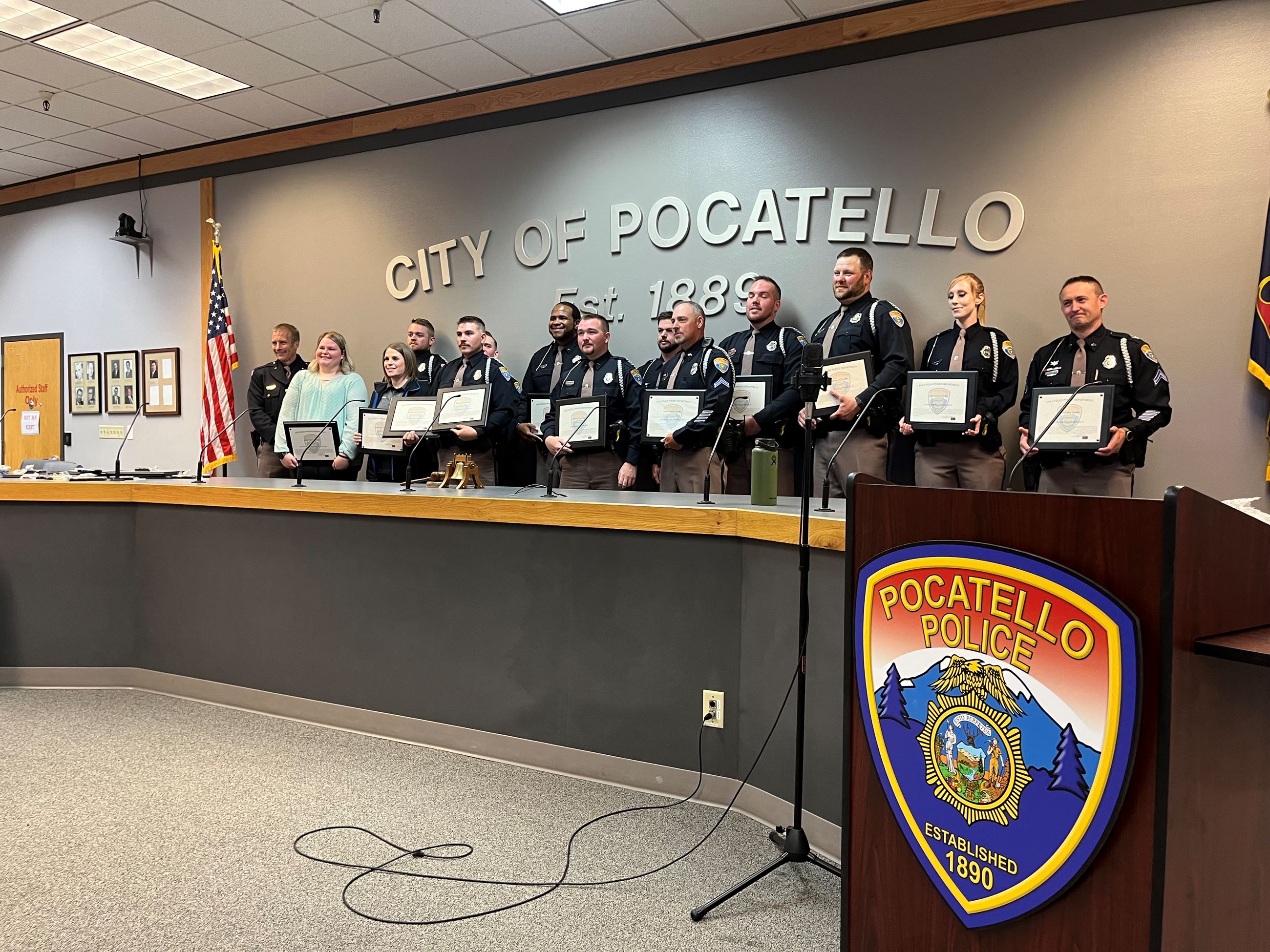 PPD Awards Ceremony Honoring Officers For Their Service | Pocatello ...